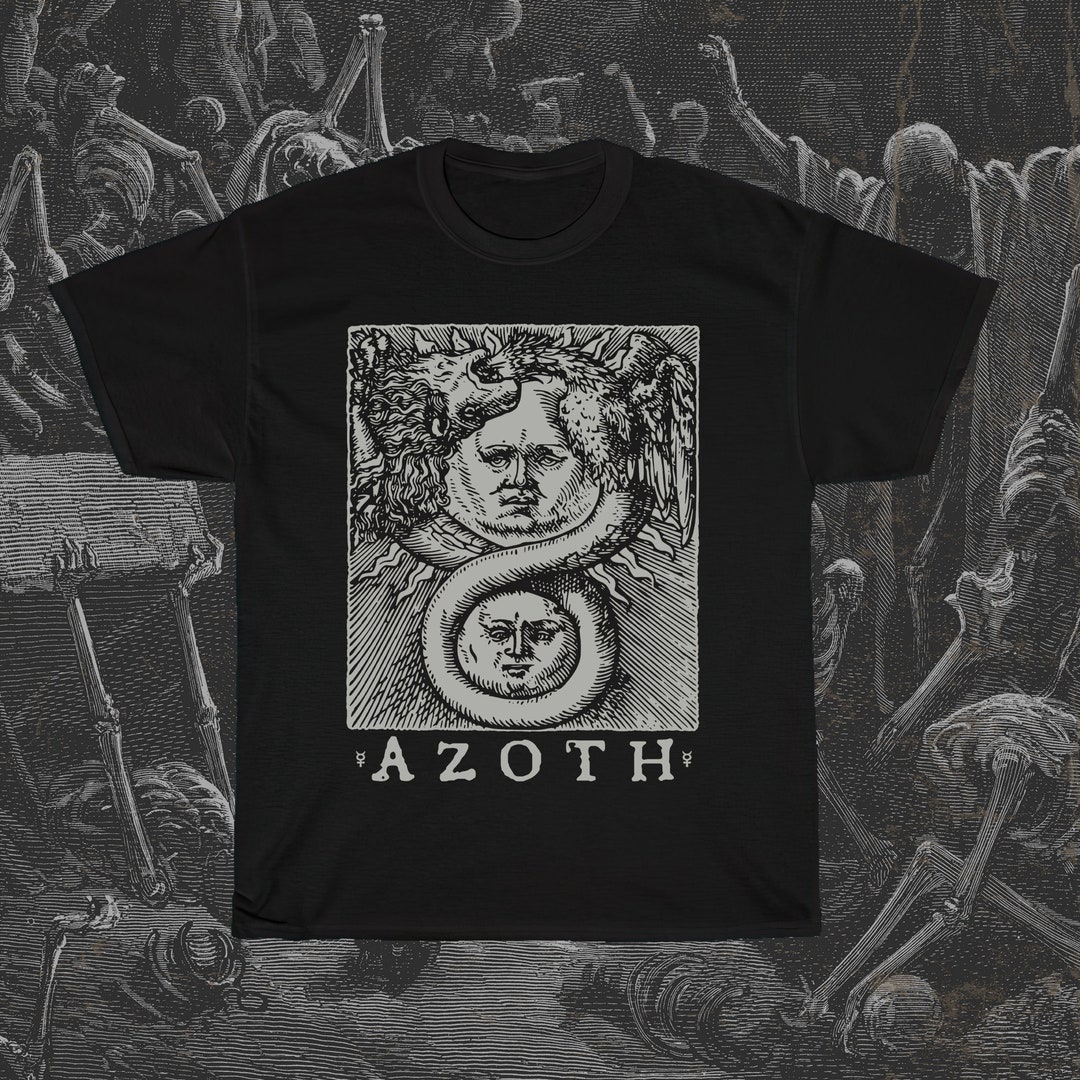 Azoth T-shirt, as Above so Below, Solve Et Coagula, Alchemy T-shirt ...