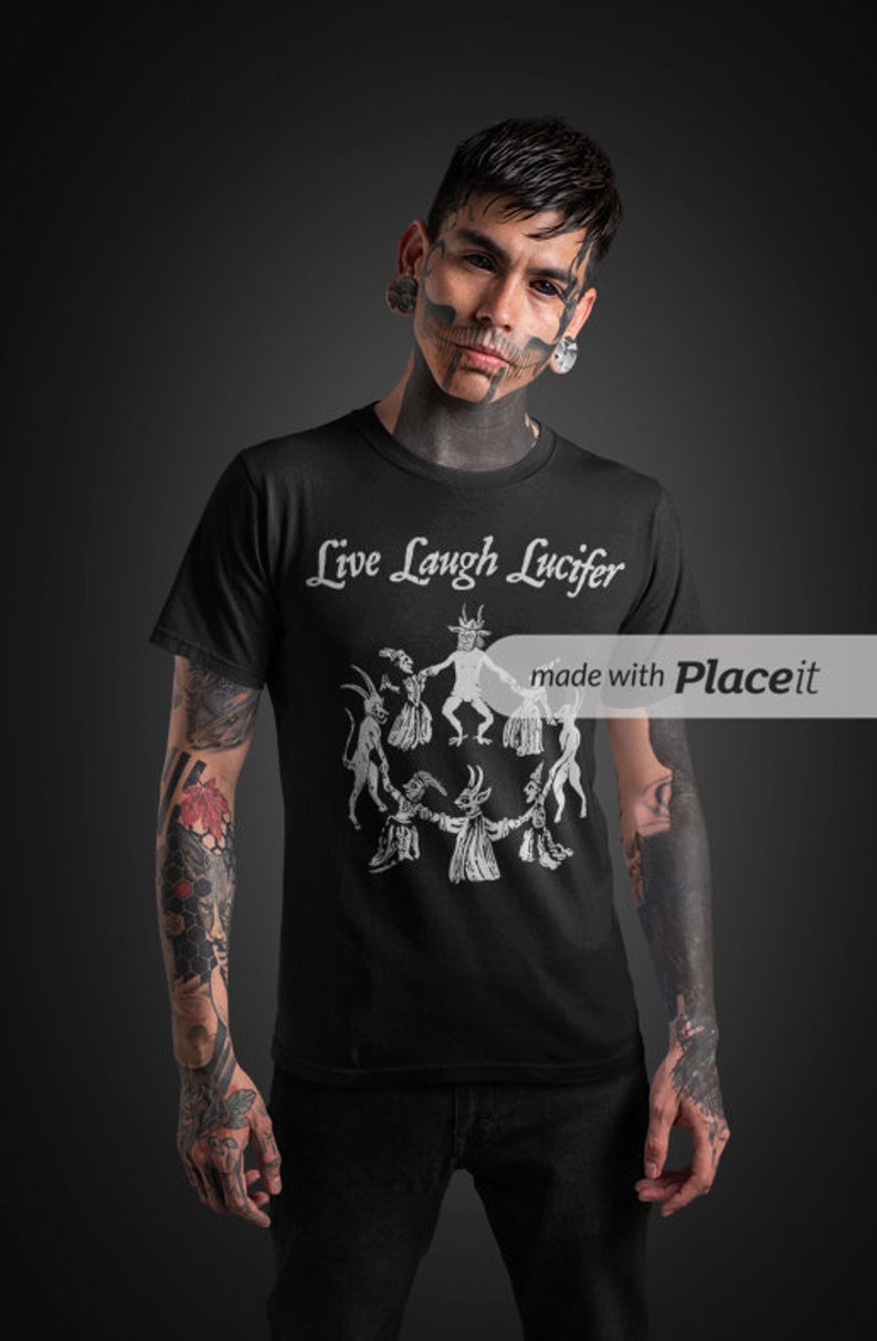 Live Laugh Lucifer T-shirt Witches Sabbath Shirt Funny - Etsy