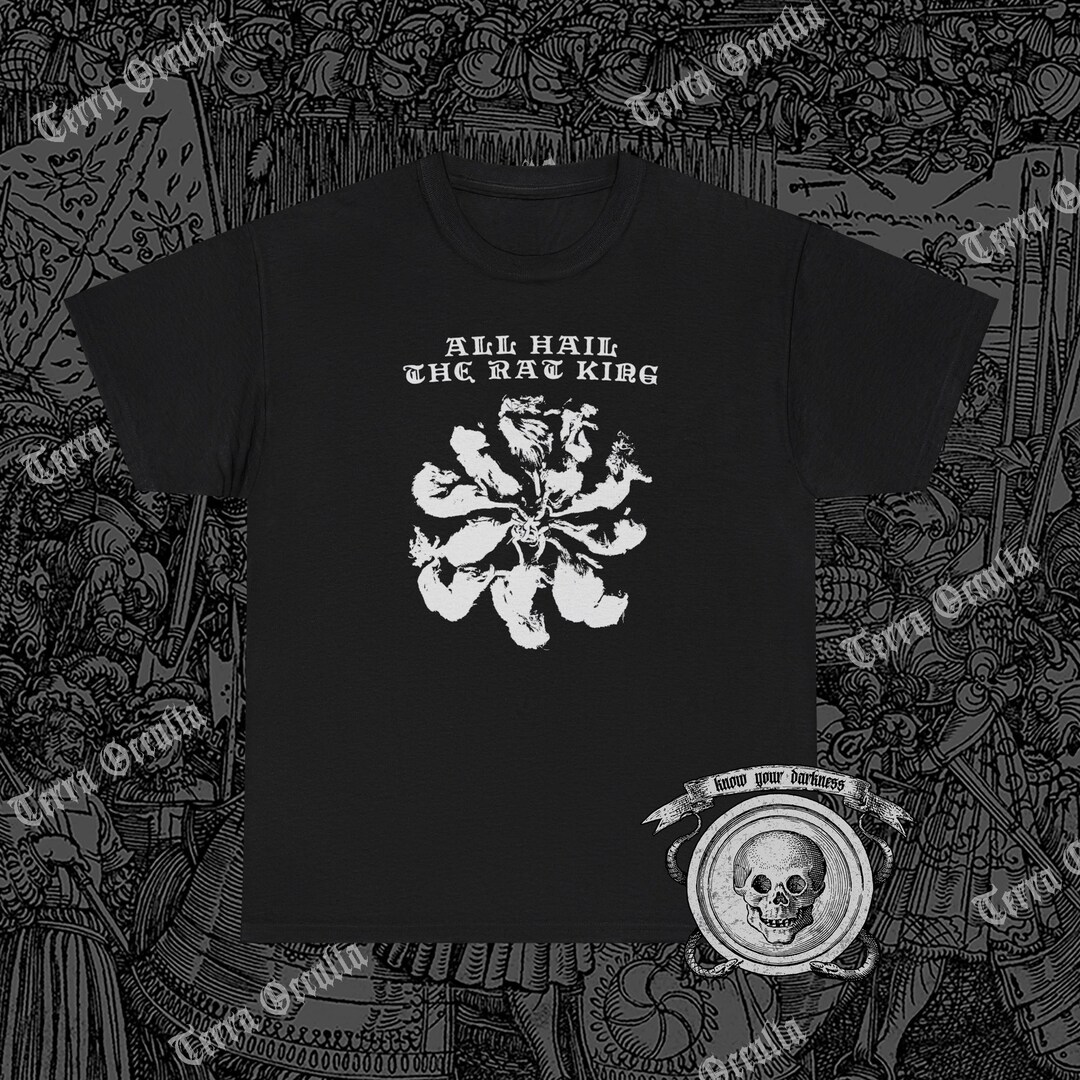 All Hail the Rat King Shirt, Black Death, Plague Rat, Vulture Culture ...