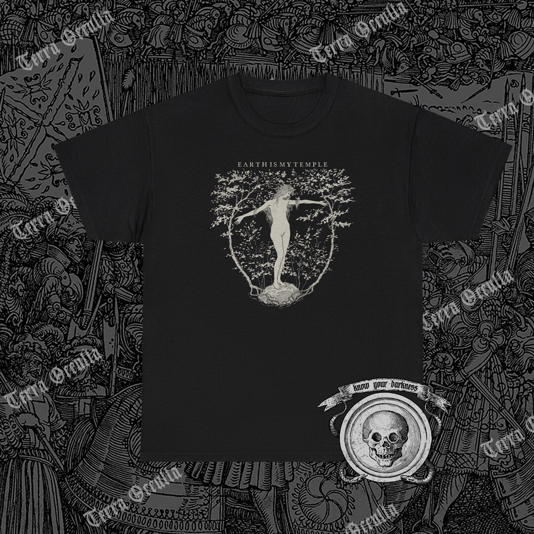 Earth is My Temple Shirt, Pagan, Nature Lover, Paganism, Nature Worship ...
