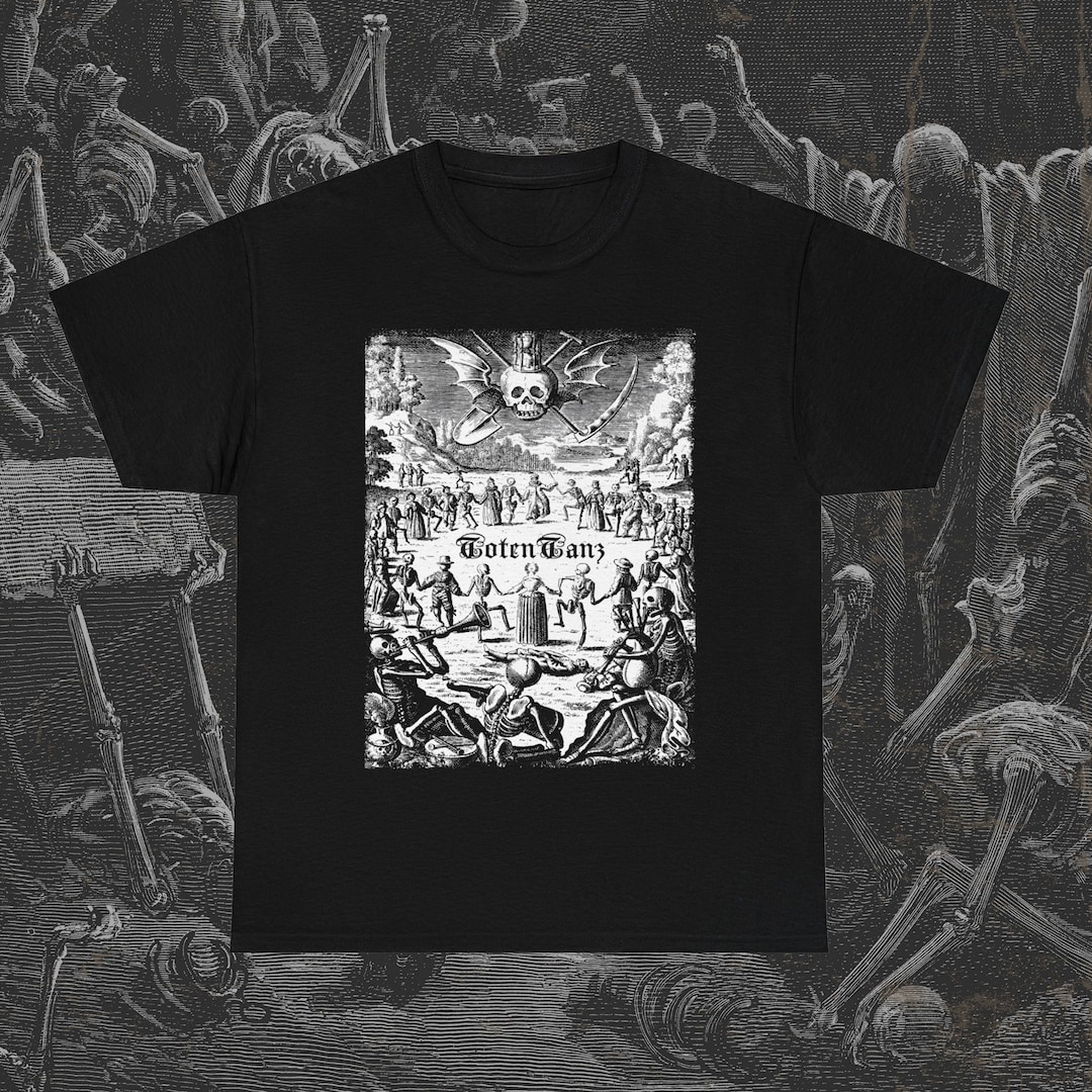 Totentanz Shirt, Dance of Death Shirt, Memento Mori Shirt, Danse ...