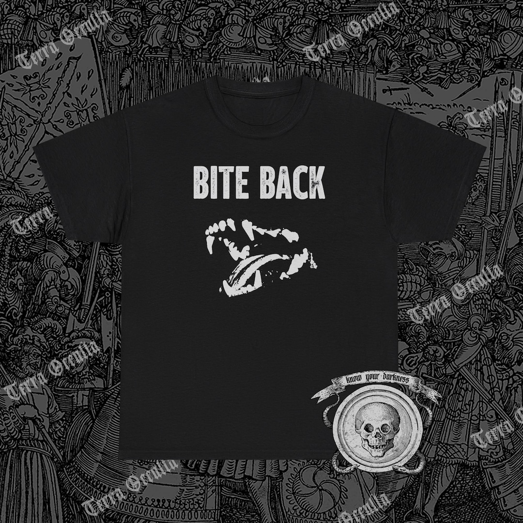 Bite Back Shirt, Anarchy, Leftist, Punk Art - Etsy