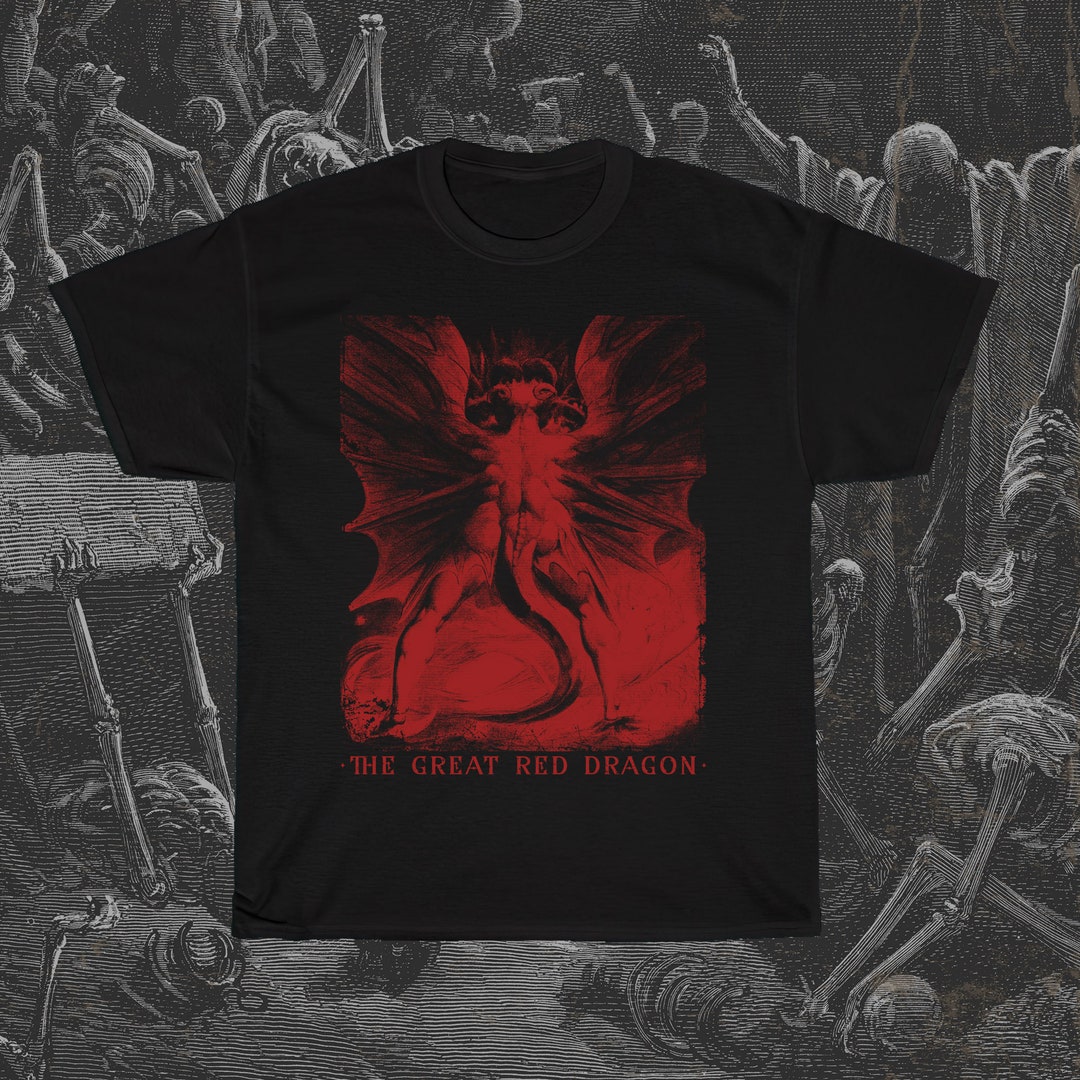 Great Red Dragon Shirt, William Blake Shirt, Horror Shirt, Cult Classic ...