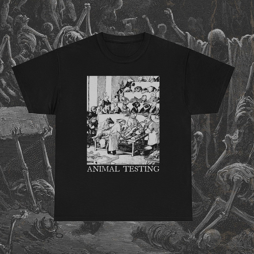 Stop Animal Testing Shirt, Satire T-shirt, Animal Welfare, Animal ...