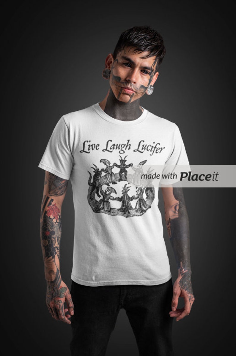 Live Laugh Lucifer T-shirt Witches Sabbath Shirt Funny - Etsy