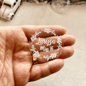 Personalized Acrylic Clear Name Tag Clear Name Place Cards - Etsy