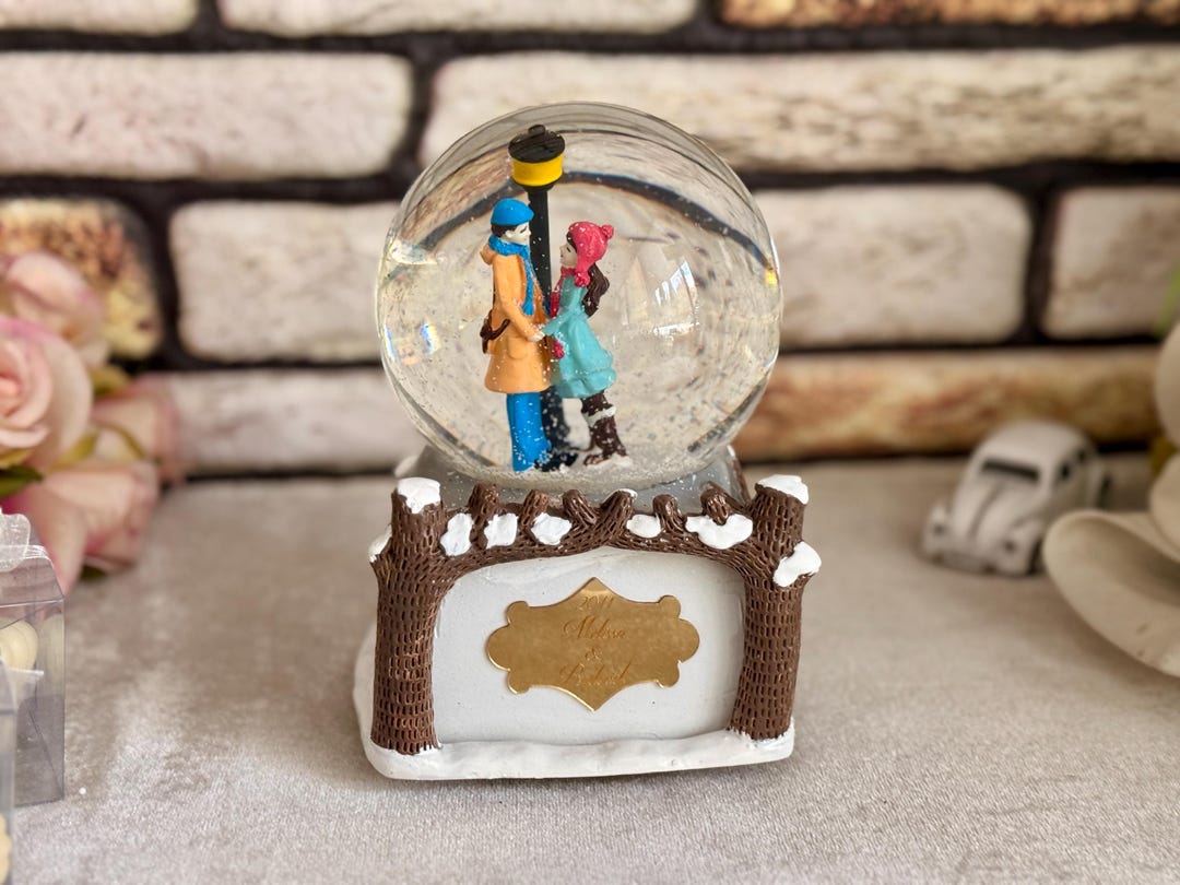 Custom Snow Globe, Valetine Day Gift, Gift for Girlfriend, Music Box ...