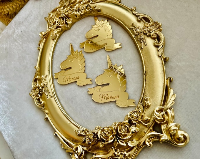 Personalized Rose Gold Tag, Custom Baptism Day Tag, Custom Name Tag ...