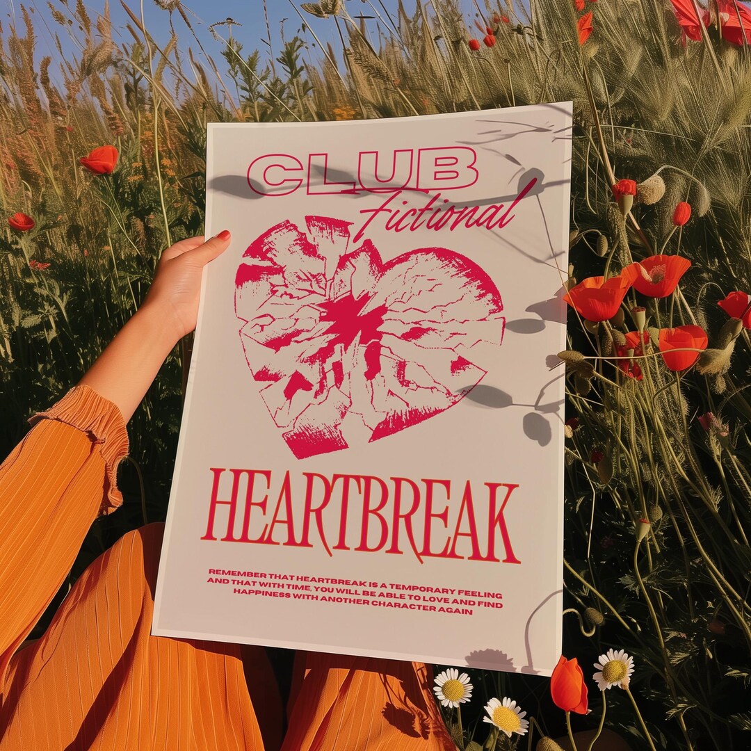 Club Heartbreak | Bookish Print - Etsy