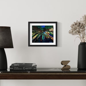 Riverwalk in Christmas Giclée Art Print - Etsy