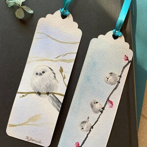 Cute Birds Watercolor Original Bookmarks - Etsy