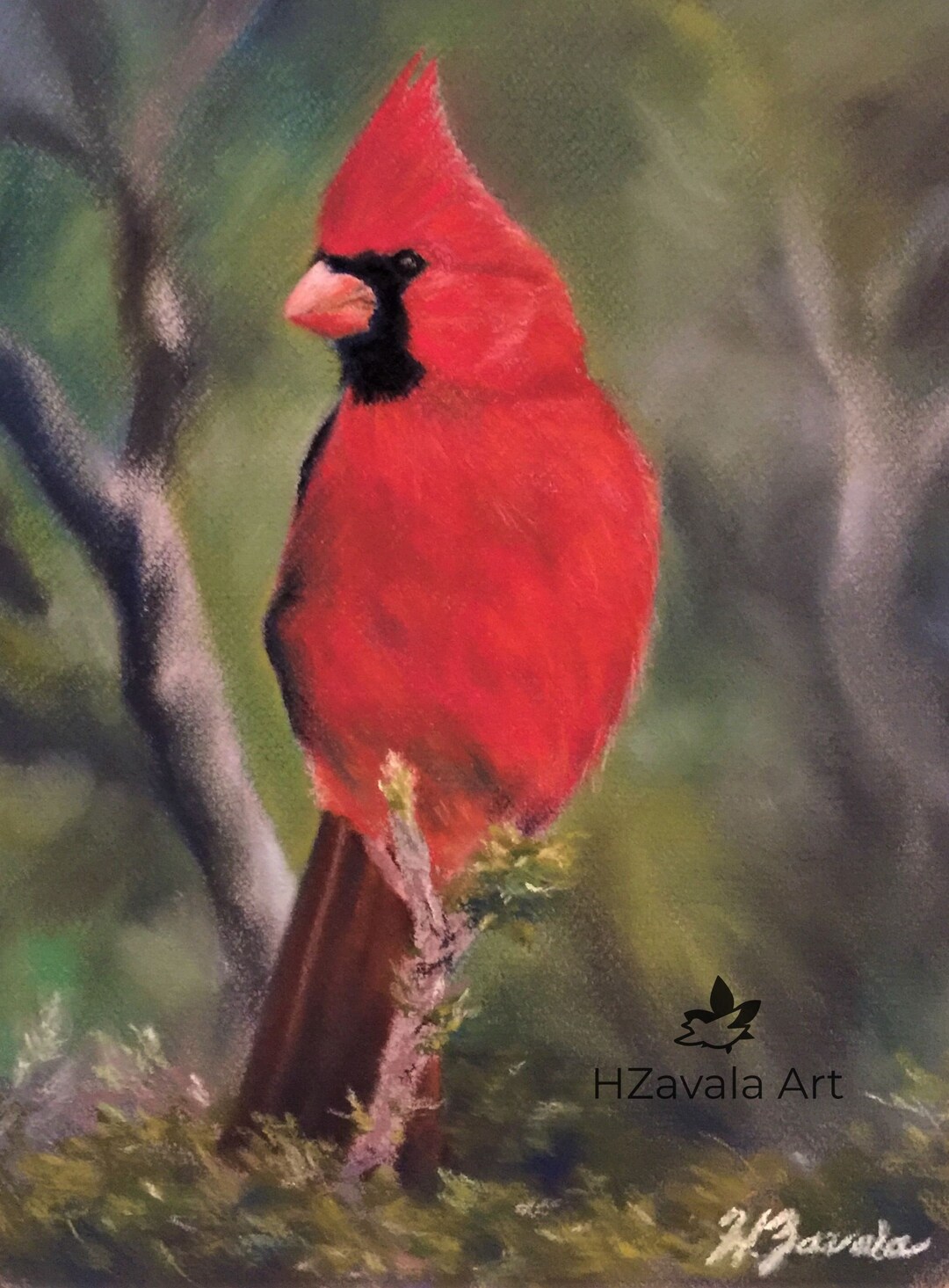 Cardinal Art Print - Etsy
