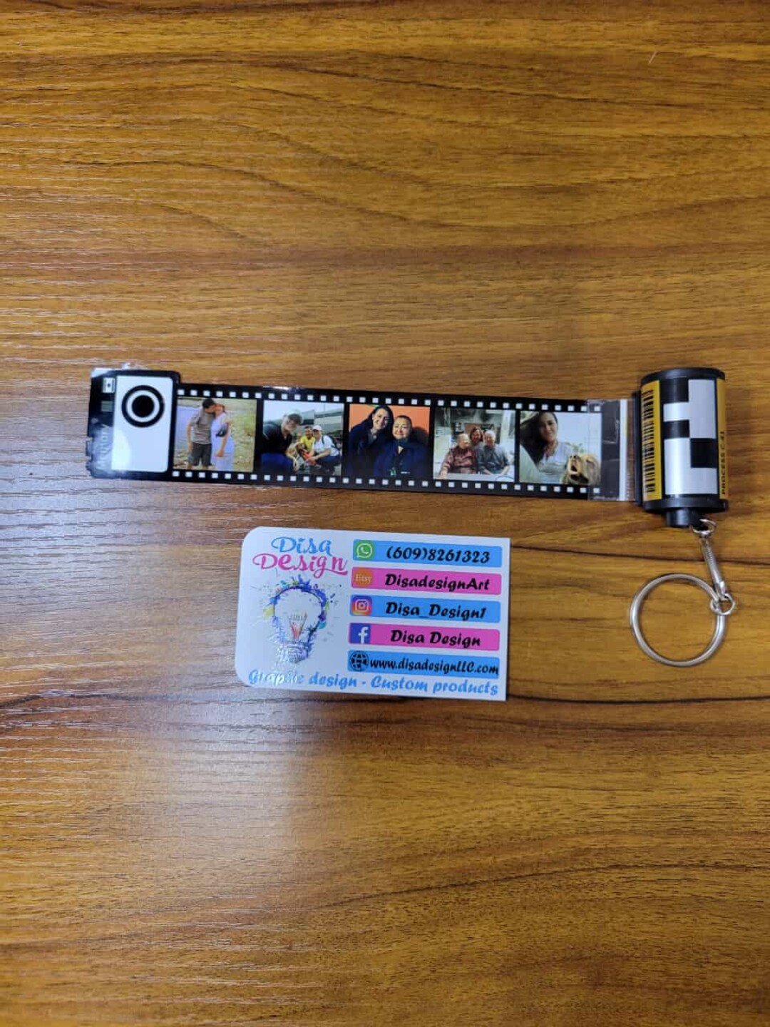Custom Photo Film Roll Keychain, Personalized Film Roll Keychain ...