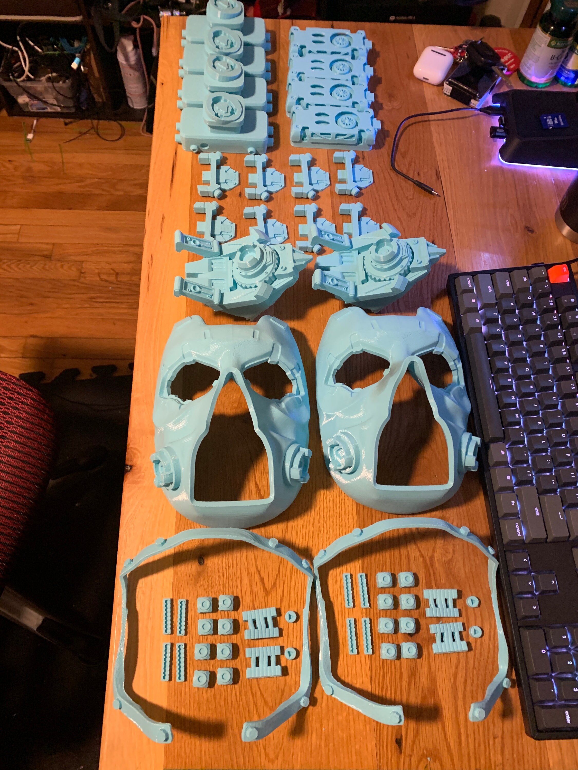 Wearable Military Gas Mask Cosplay Prop 3D PRINTED KIT - Etsy UK