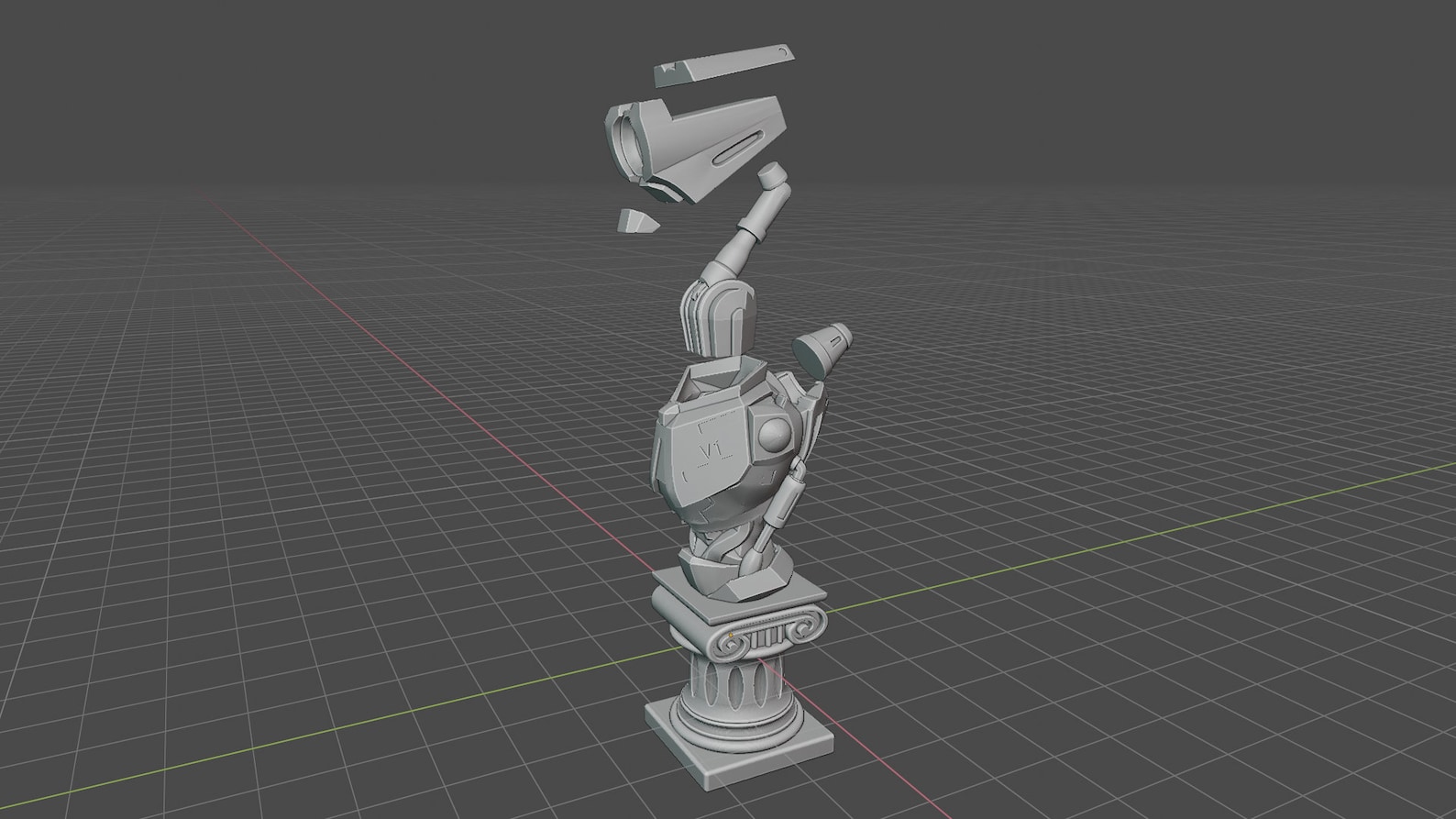 ULTRAKILL V1 Bust Sculpture 3D Model - Etsy