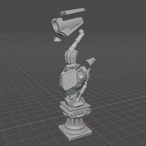 ULTRAKILL V1 Bust Sculpture 3D Model - Etsy Hong Kong