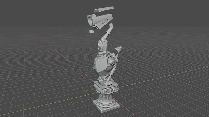 ULTRAKILL V1 Bust Sculpture 3D Model - Etsy
