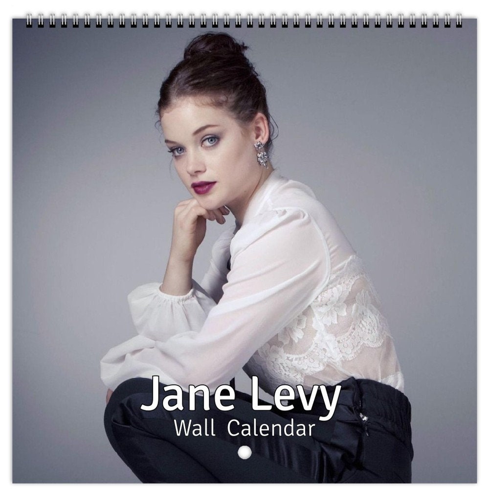 Jane Levy Personalised 2024 Large Wall Calendar 12 Month Planner Dates ...