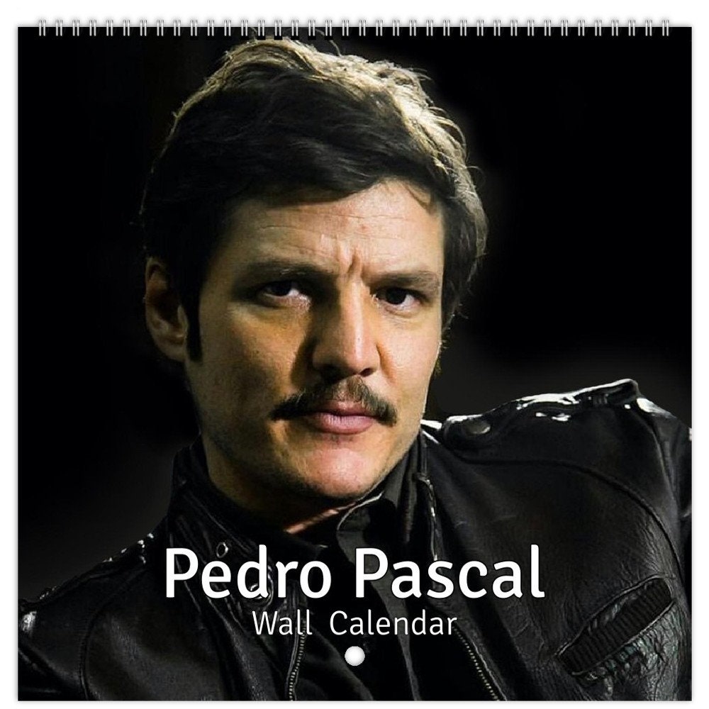 Pedro Pascal personalsied 2024 large Wall calendar sold by Pivotal ...
