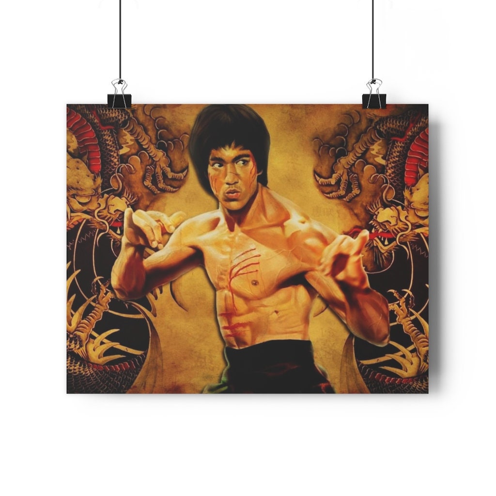 Bruce Lee Landscape Premium Print Poster - Etsy