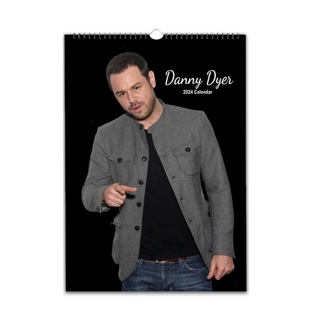 Danny Dyer 2025/26 Choose Start Month Slim Dates Personalised Wall ...