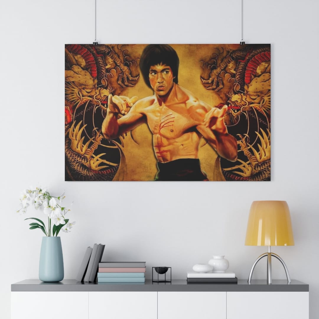 Bruce Lee Landscape Premium Print Poster - Etsy