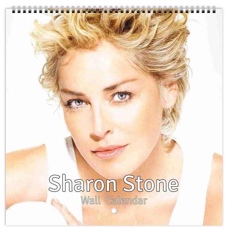 Sharon Stone Personalsied 2024 Large Wall Calendar 12 Month Planner ...