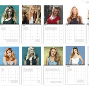 Alicia Silverstone Personalised 2024 Large Wall Calendar 12 Month ...
