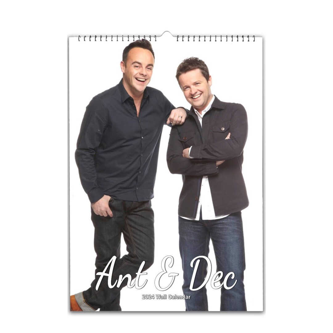 Ant & Dec 2024/25 Choose Start Month Personalised Wall Calendar - Etsy