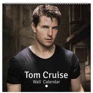 Tom Cruise Personalsied 2024 Large Wall Calendar 12 Month Planner Dates ...