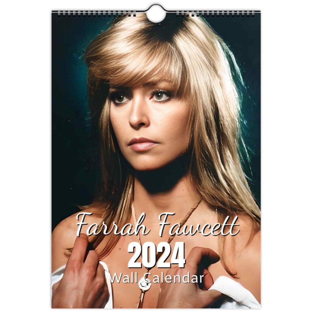 70s Beautiful Farrah Fawcett 2024/25 Choose Start Month Slim Dates ...