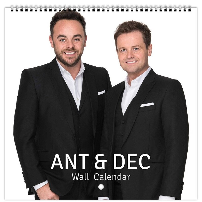 Ant and Dec Personalised 2024 Large Wall Calendar 12 Month Planner ...