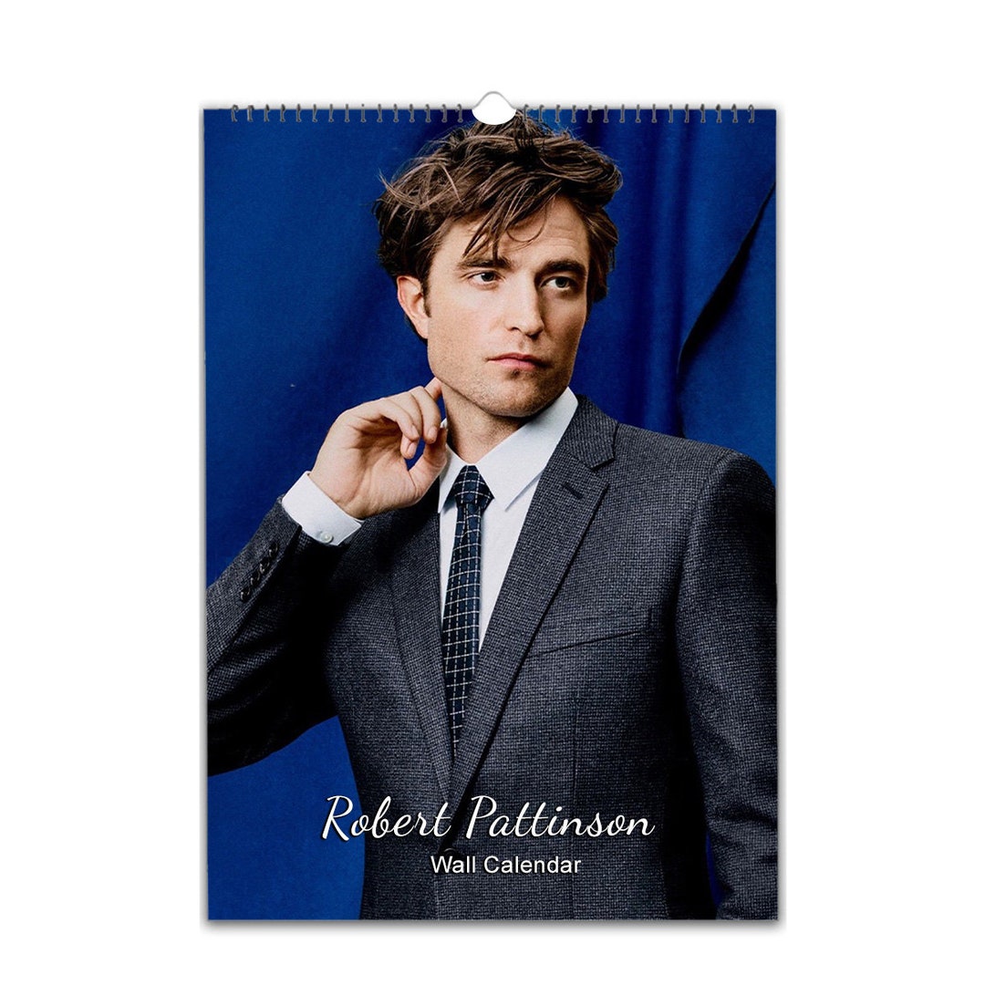 Robert Pattinson 2025/26 Choose Start Month Personalised Wall Calendar ...
