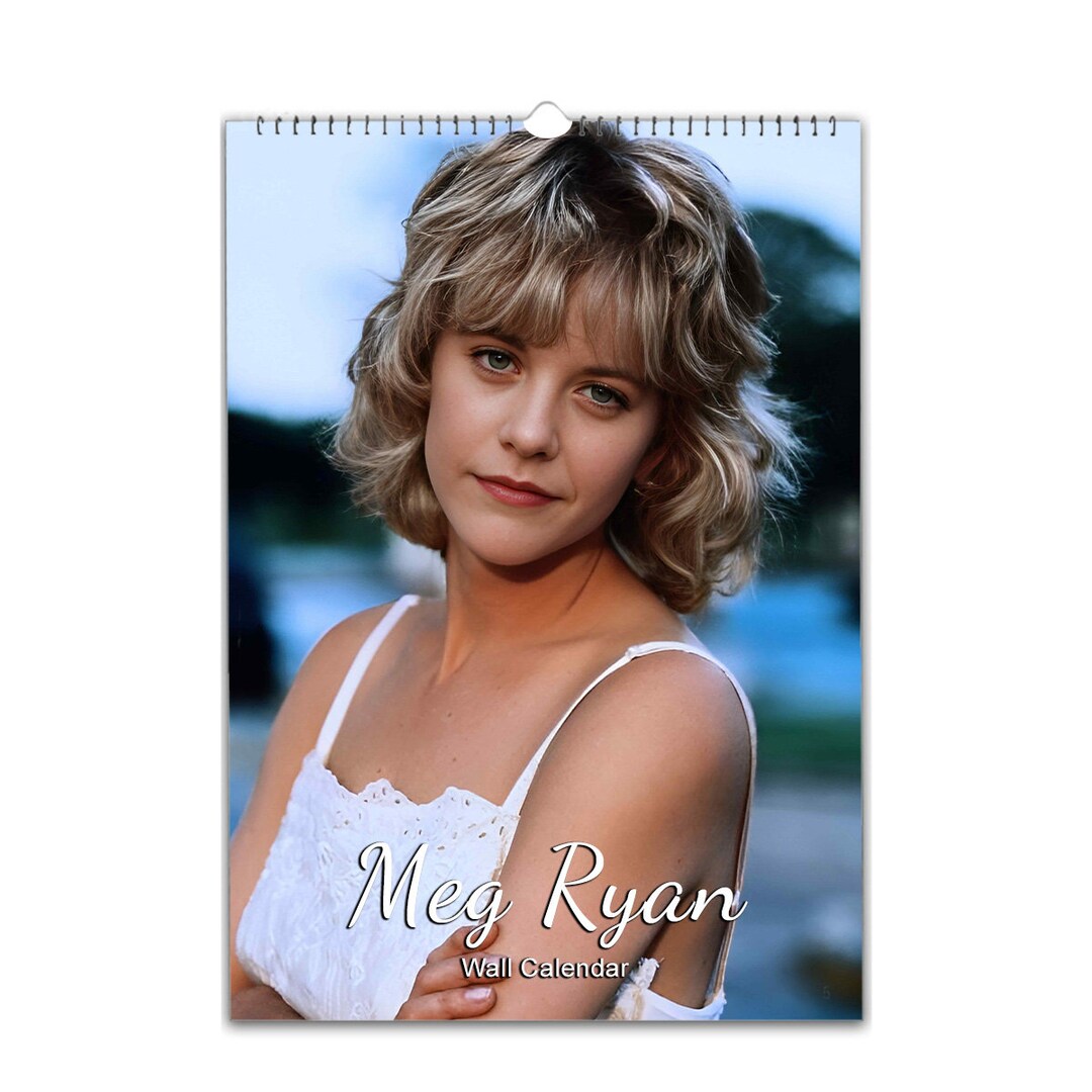 80s Young Meg Ryan 2025/26 Choose Start Month Personalised Wall ...