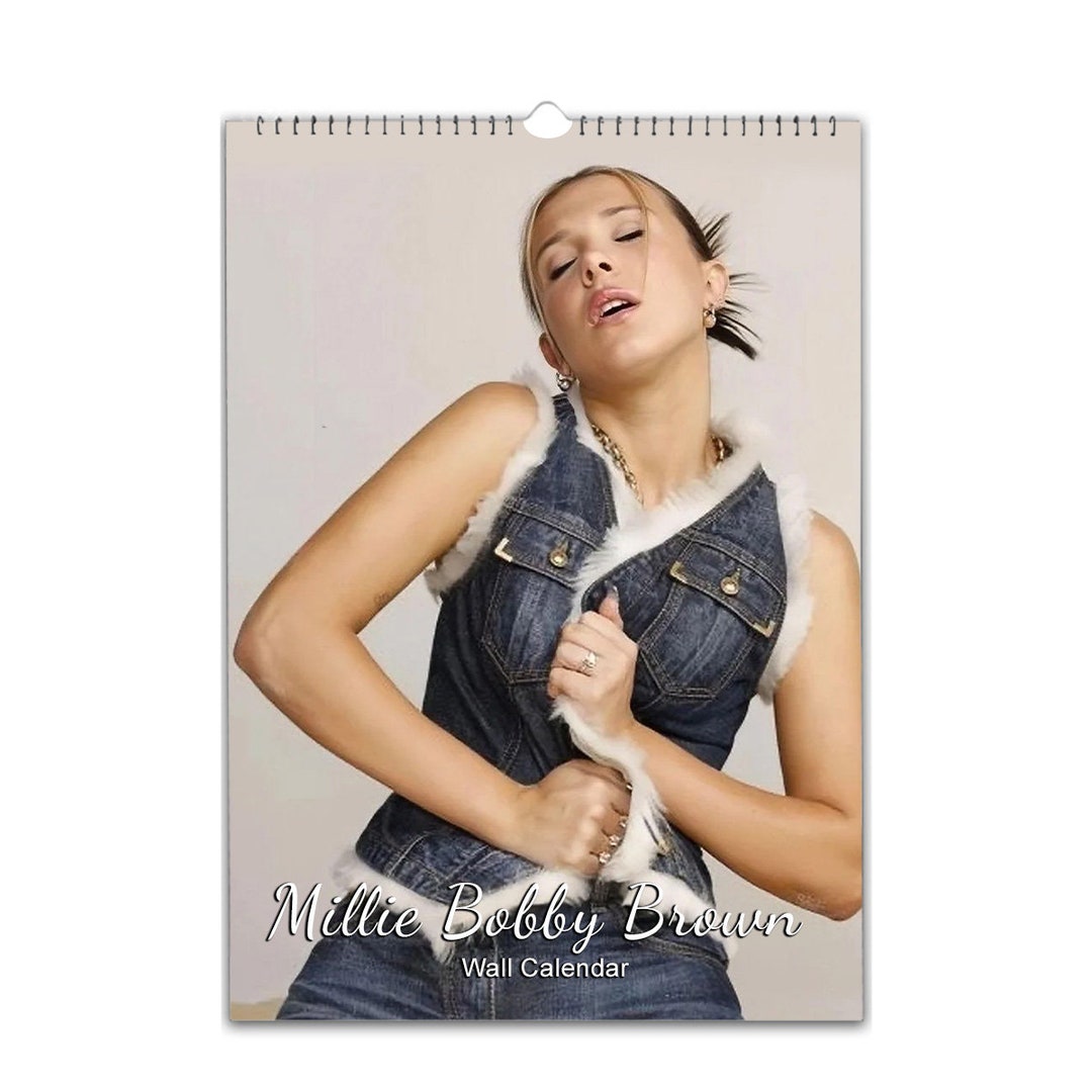 Millie Bobby Brown 2025/26 Choose Start Month Personalised Wall ...
