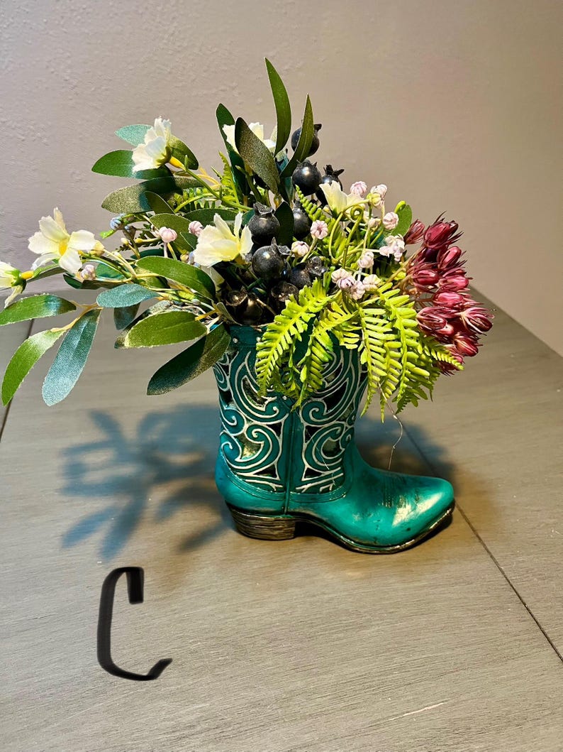 Cowboy Boot Floral Arrangements. - Etsy