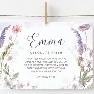 Emma Name Meaning, Name Meaning Printable, Emma Biblical Meaning, Emma ...