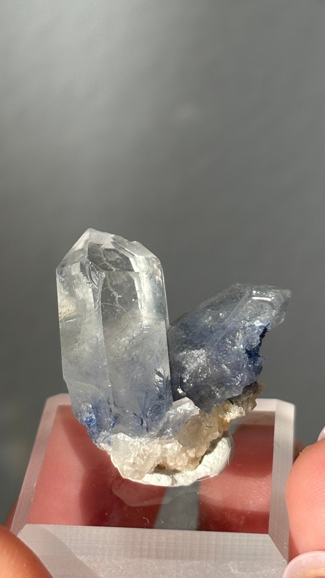 Fantastic Dumortierite in Quartz, Blue Acicular Dumortierite in Raw ...