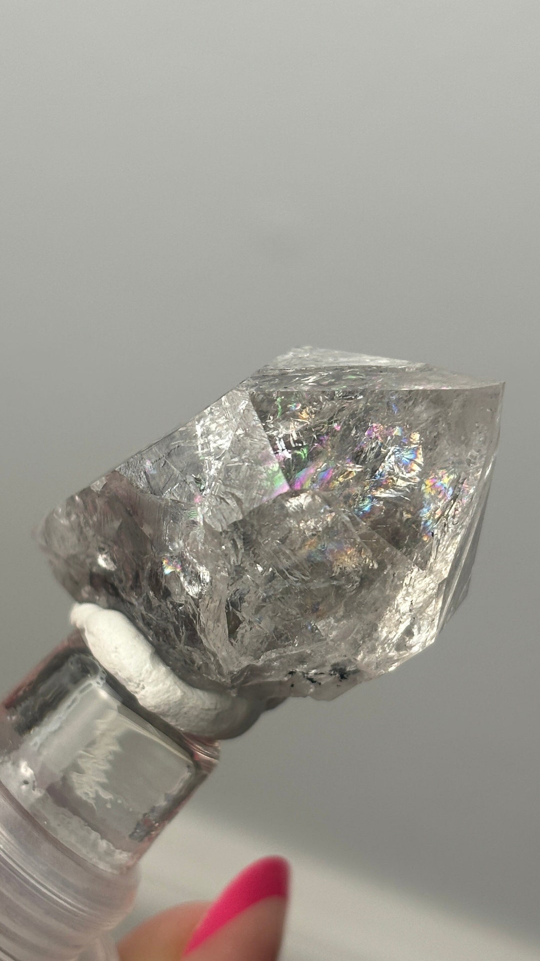 Gorgeous Herkimer Diamond Quartz, Carbon Inclusions, Rainbows, Skeletal ...