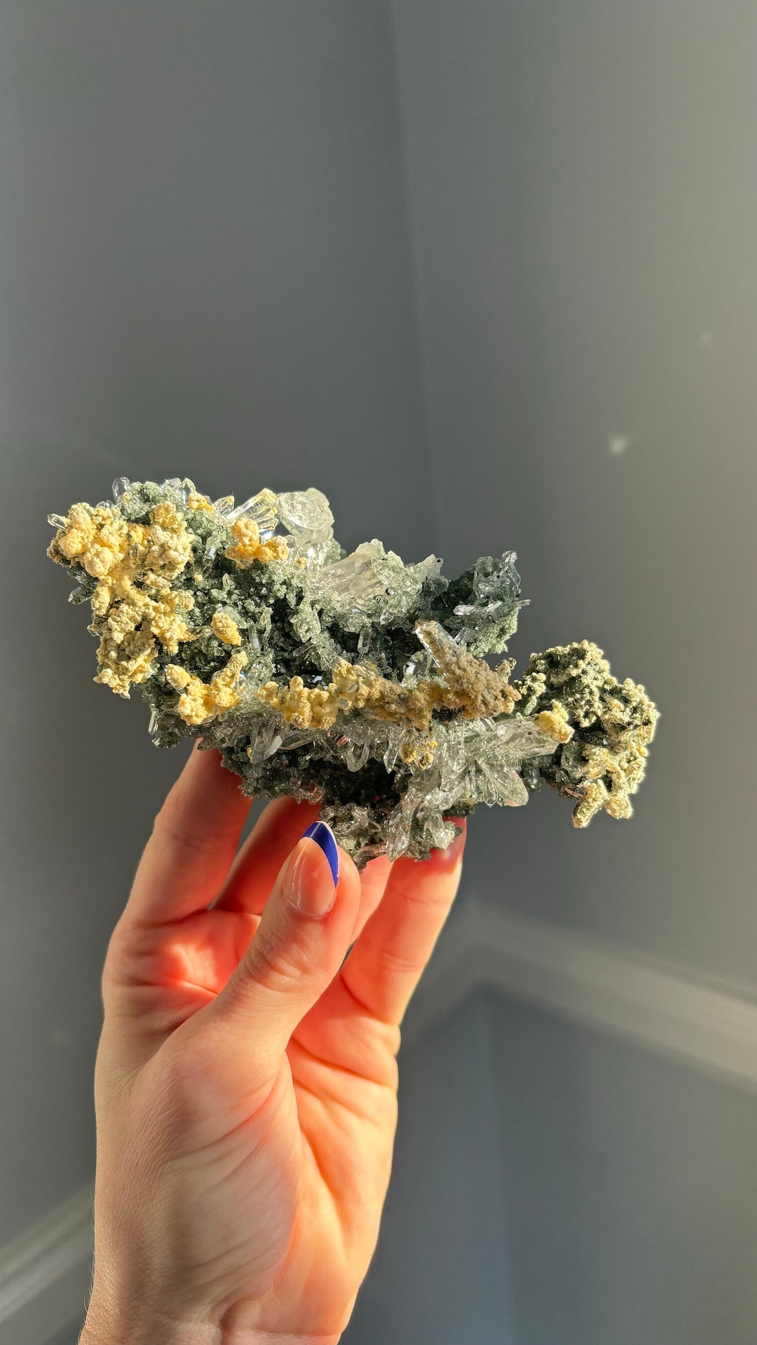 Unique Himalayan Quartz Piece, Pristine Miniature Points Eloquently ...