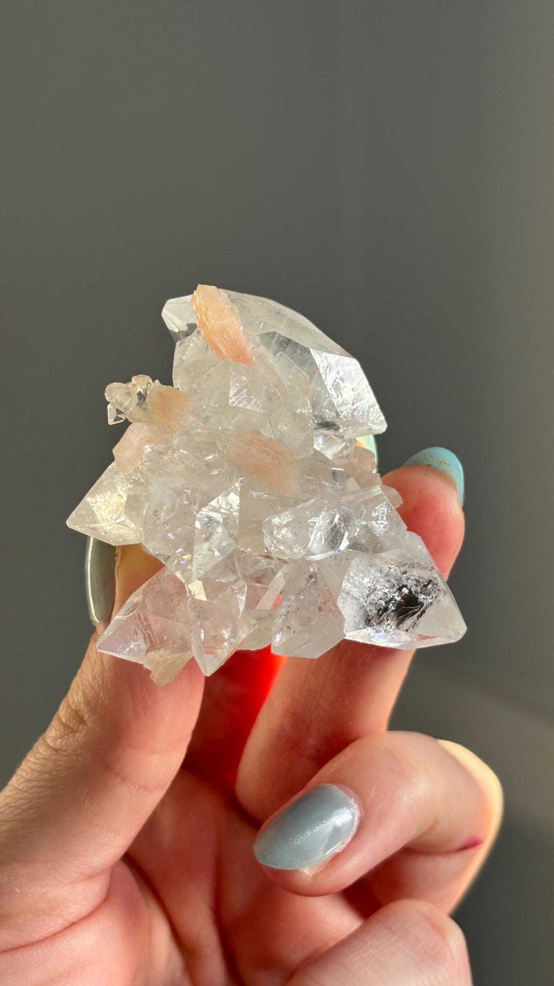 Pure Ice Apophyllite Full Floater, Nice Clear Points and Beautiful ...
