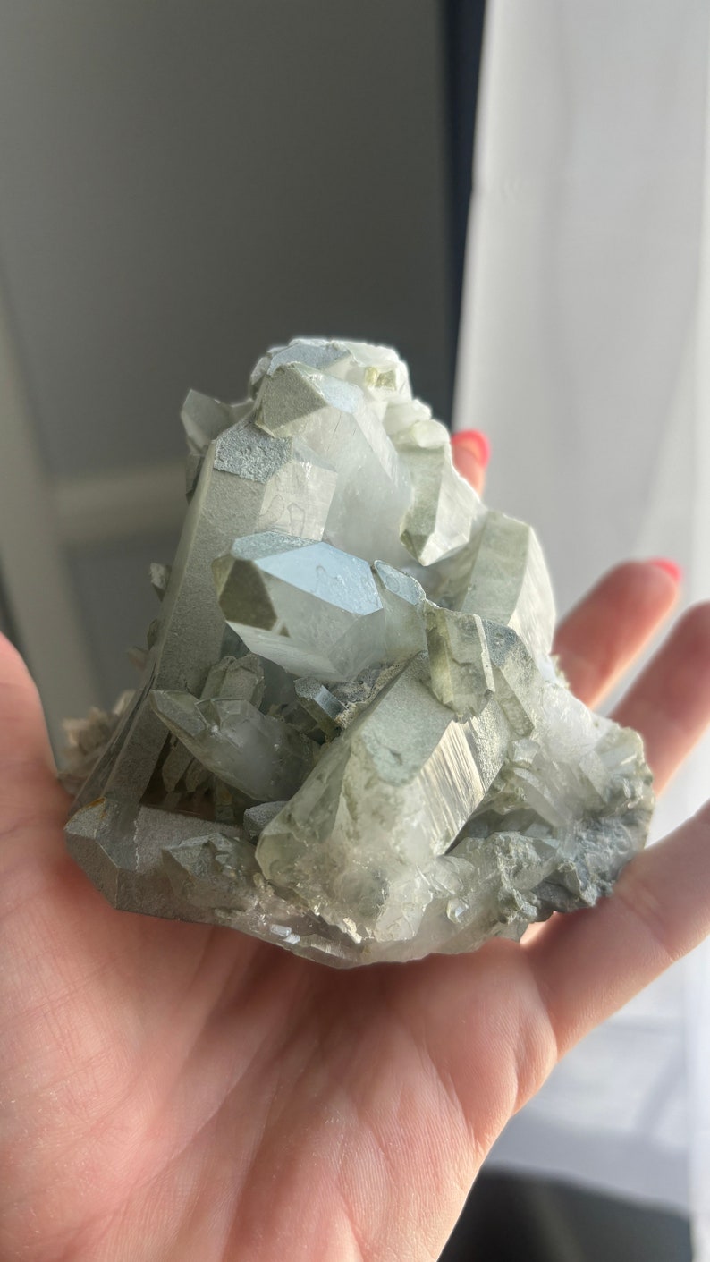 Large Pakistani Chlorite Quartz, Wild Composition, Mixed Textures ...