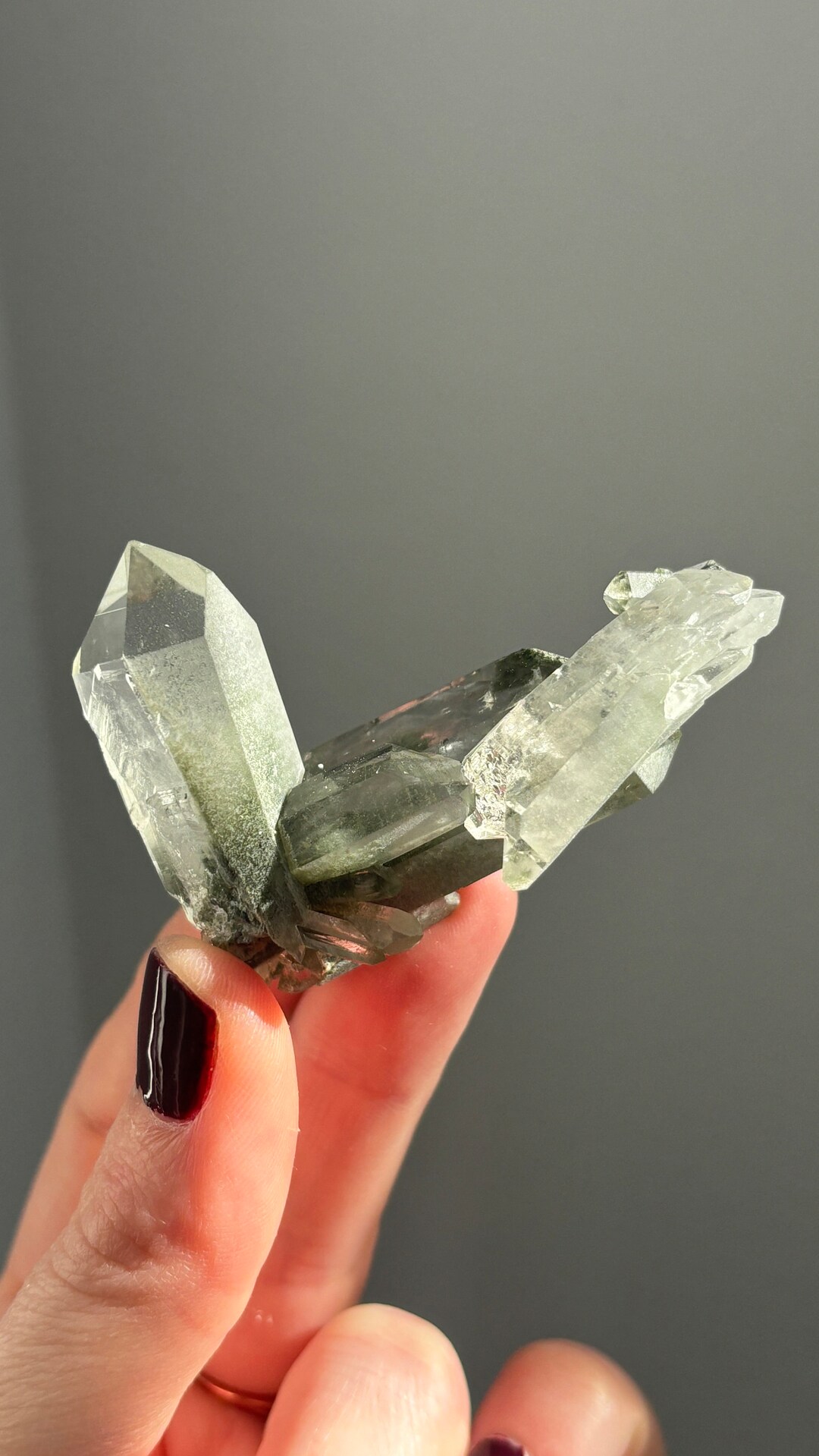 Pakistani Chlorite Quartz, Chlorite Phantoms, Chaotic Formation, V ...