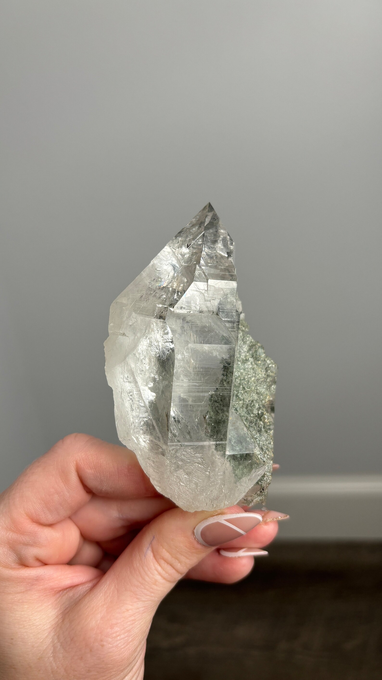 Himalayan Quartz Cathedral Point, Gorgeous Structure, Chlorite ...