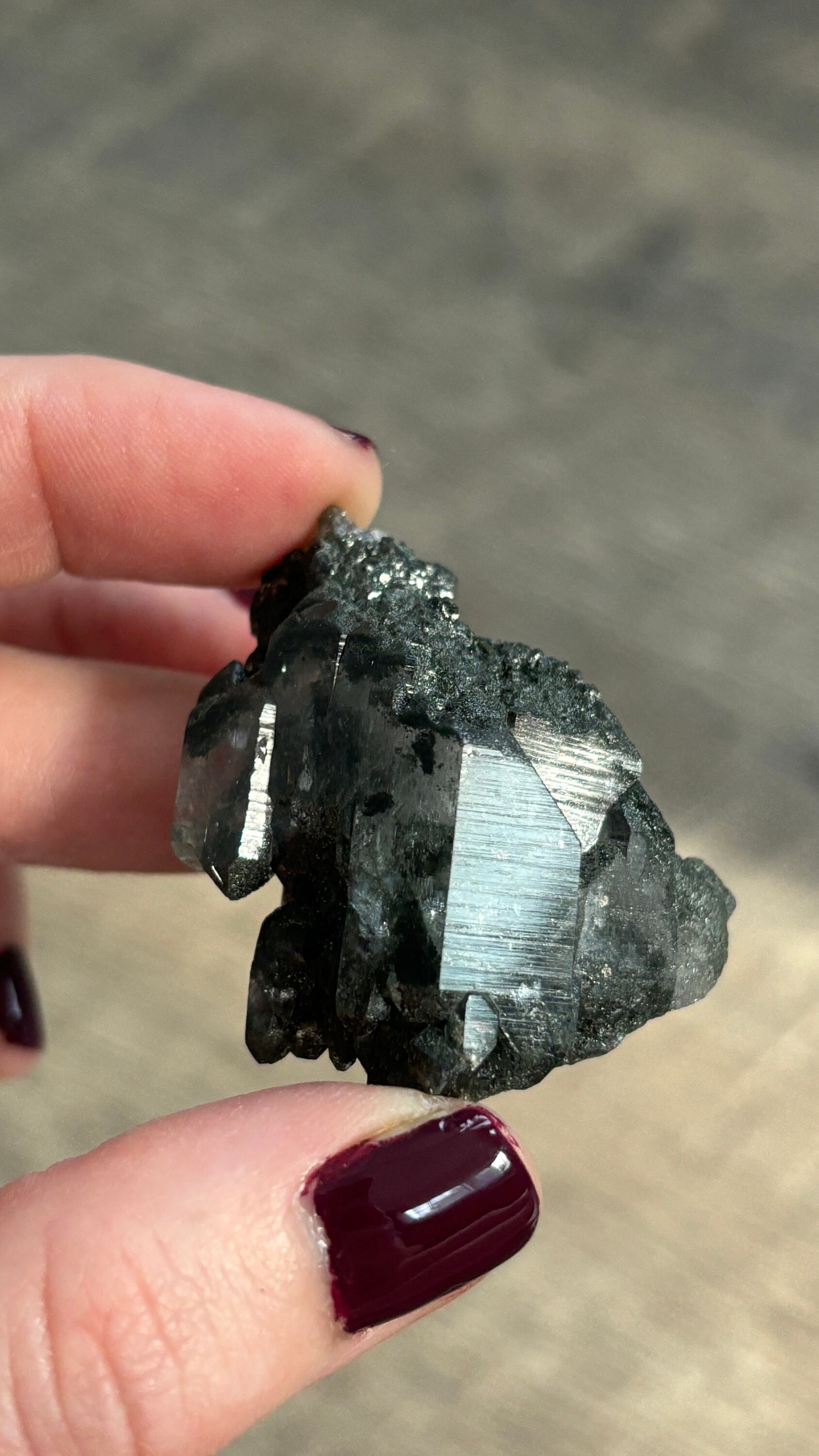 Pakistani Chlorite Quartz, Lovely Elestial Formations, Rehealing, Dark ...