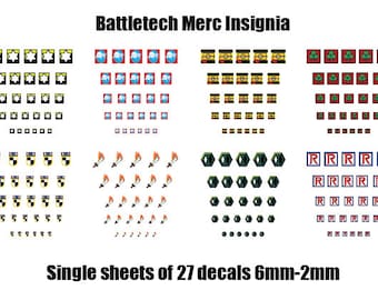 Battletech Decals - Etsy