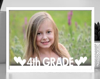 4th Grade Frame - Etsy