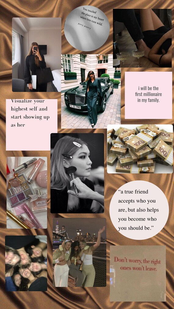 CUSTOM VISION BOARD Make Your Custom Vision Board Digital - Etsy