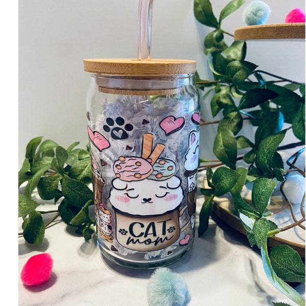 Cat Can Shaped Glass - Etsy