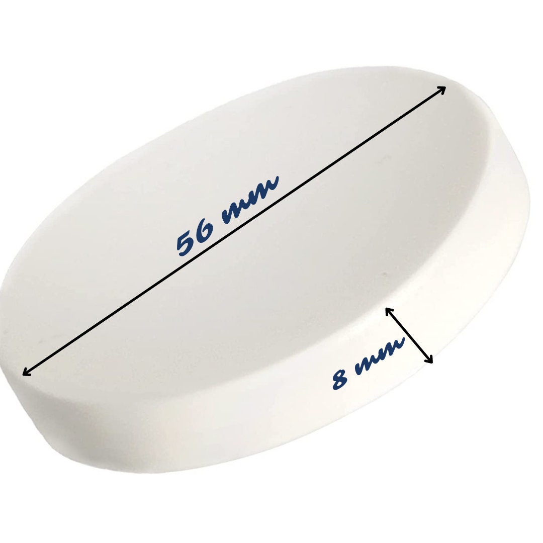 Set of 24 Glass Yogurt Pot Lids Made in France (set of 24, White) - Etsy